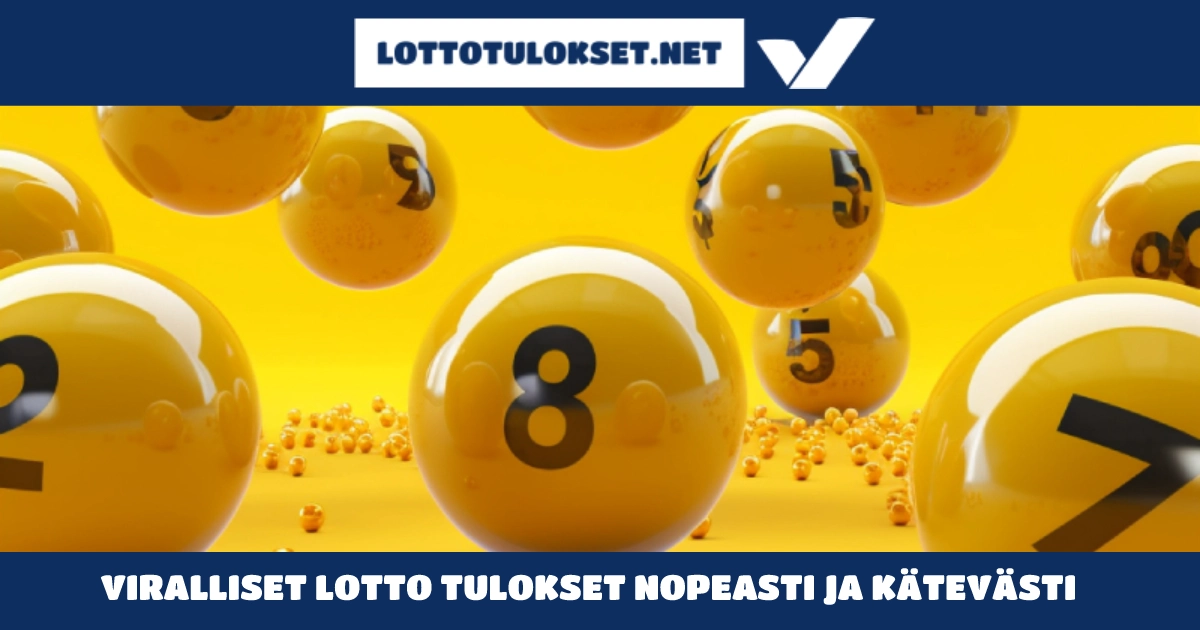 Viralliset Lotto Tulokset | Voitonjako | Lottorivi | Jokeri